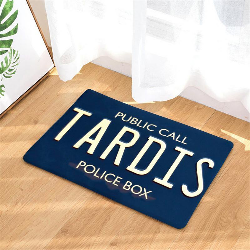 01231dwho floor mat tardis doctor who - Rustypod Store
