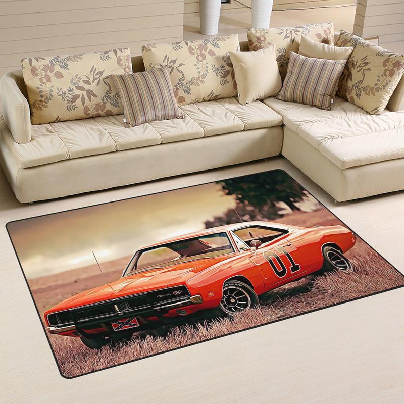 doh rug general lee the dukes of hazzard good ole boy dodge charger ...
