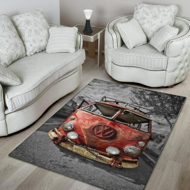 campervan rug volkswagen camper van 02770 - Rustypod Store