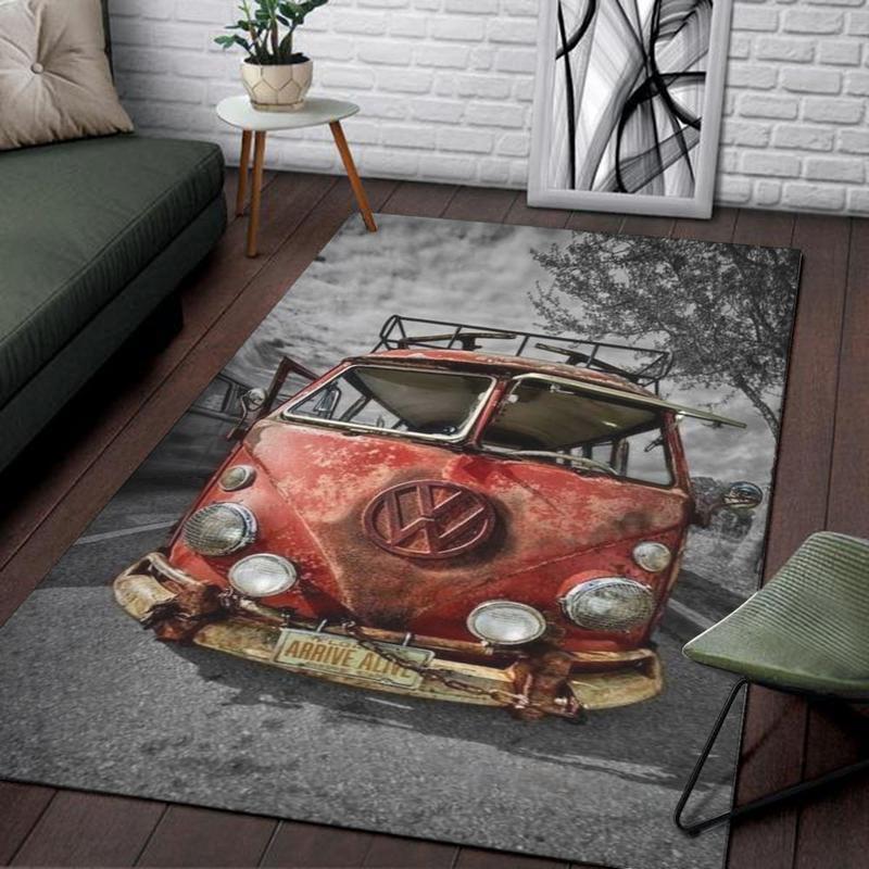 campervan rug volkswagen camper van 02770 - Rustypod Store