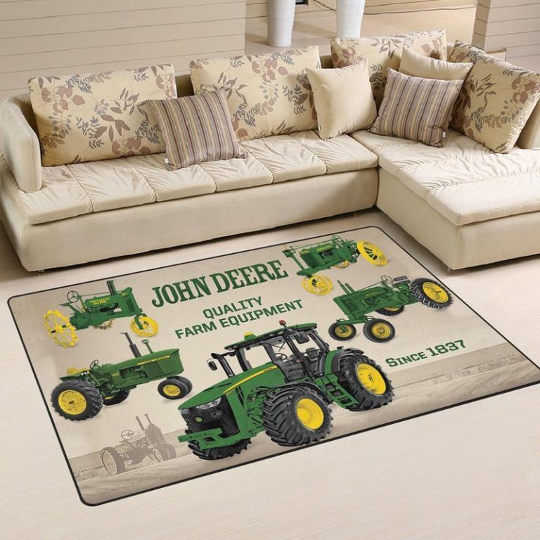 johndeere rug john deere farm tractor 02884 - Rustypod Store