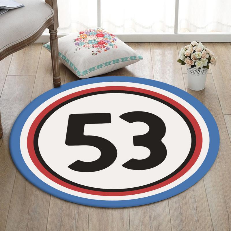 lovebug round mat the love bug herbie beetle 03540 - Rustypod Store