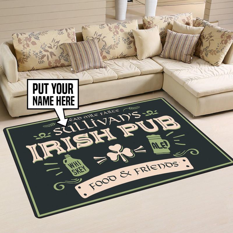 personalized irish pub rug 05484 - Rustypod Store