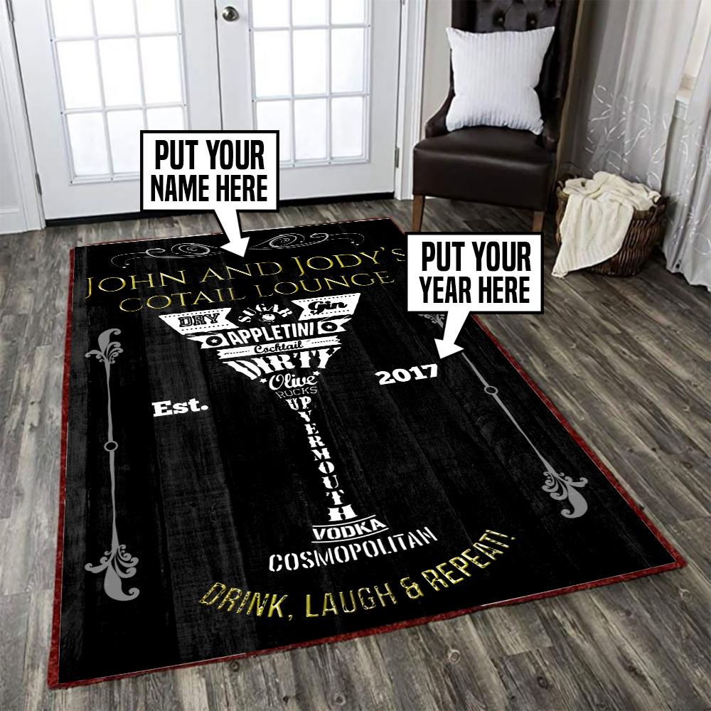 personalized MODERN MARTINI rug 05881 - Rustypod Store