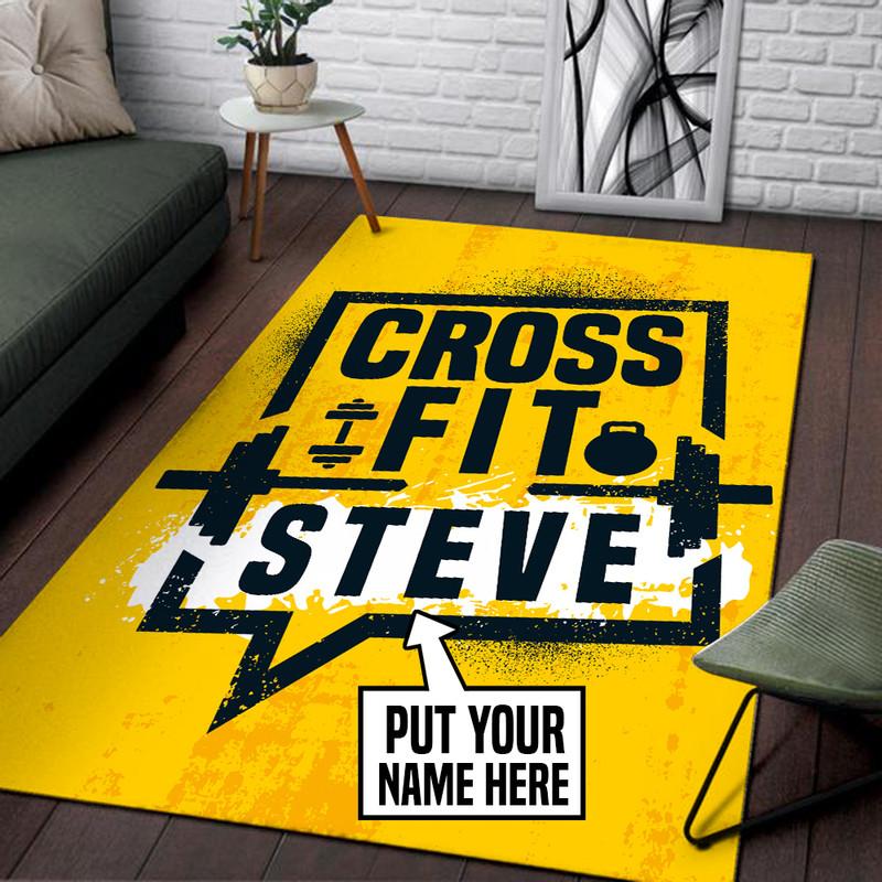 personalized gym room rug 06448 - Rustypod Store