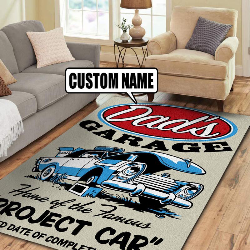 personalized garage home of the famous project car rug 06965 - Rustypod ...
