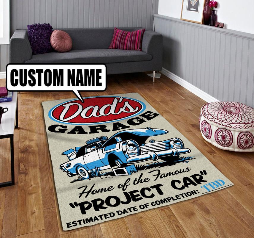 personalized garage home of the famous project car rug 06965 - Rustypod ...