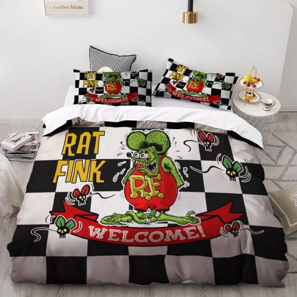 hotrod | rat fink bedding set 07348 - Rustypod Store