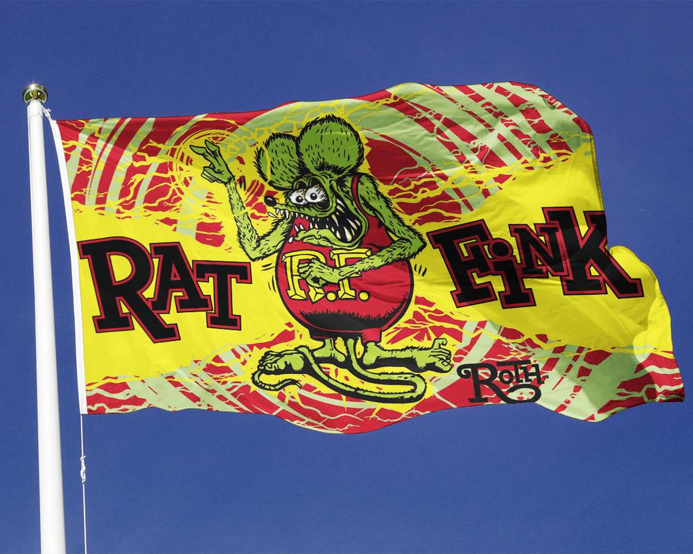 rat fink flag 07620 - Rustypod Store