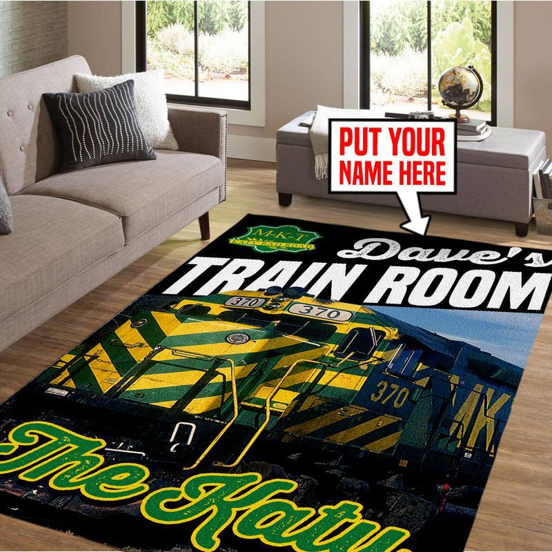 Personalized MKT the katy railroad rug 08527 - Rustypod Store