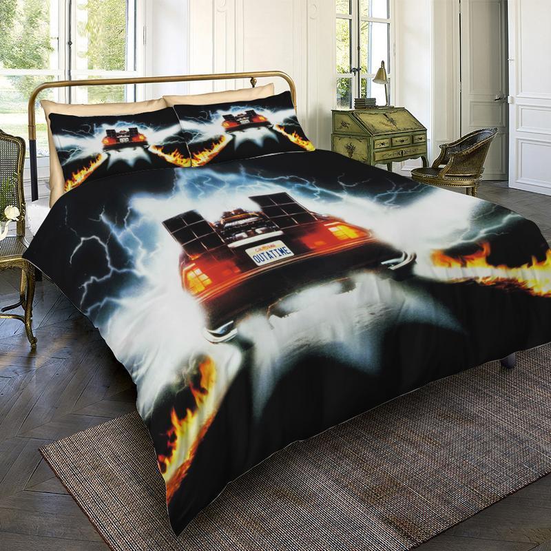 back to the future bedding set - Rustypod Store