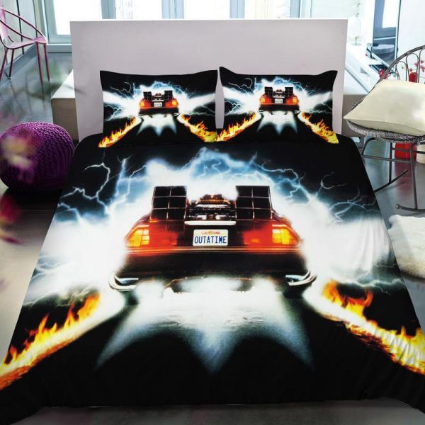 back to the future bedding set - Rustypod Store