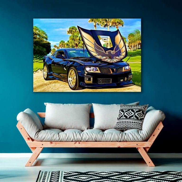 Trans am car canvas - Rustypod Store