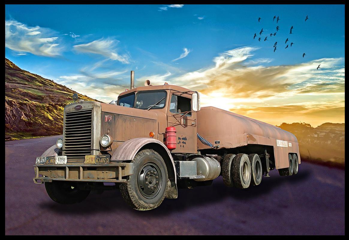 duel peterbilt canvas - Rustypod Store