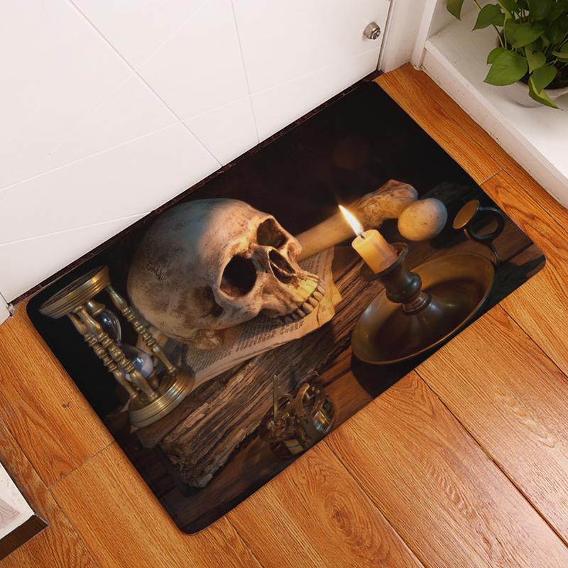 skull floor mat - Rustypod Store