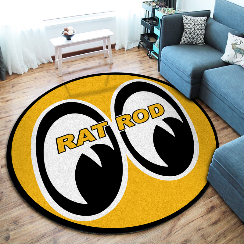 HOT ROD EYES round mat 08713 - Rustypod Store