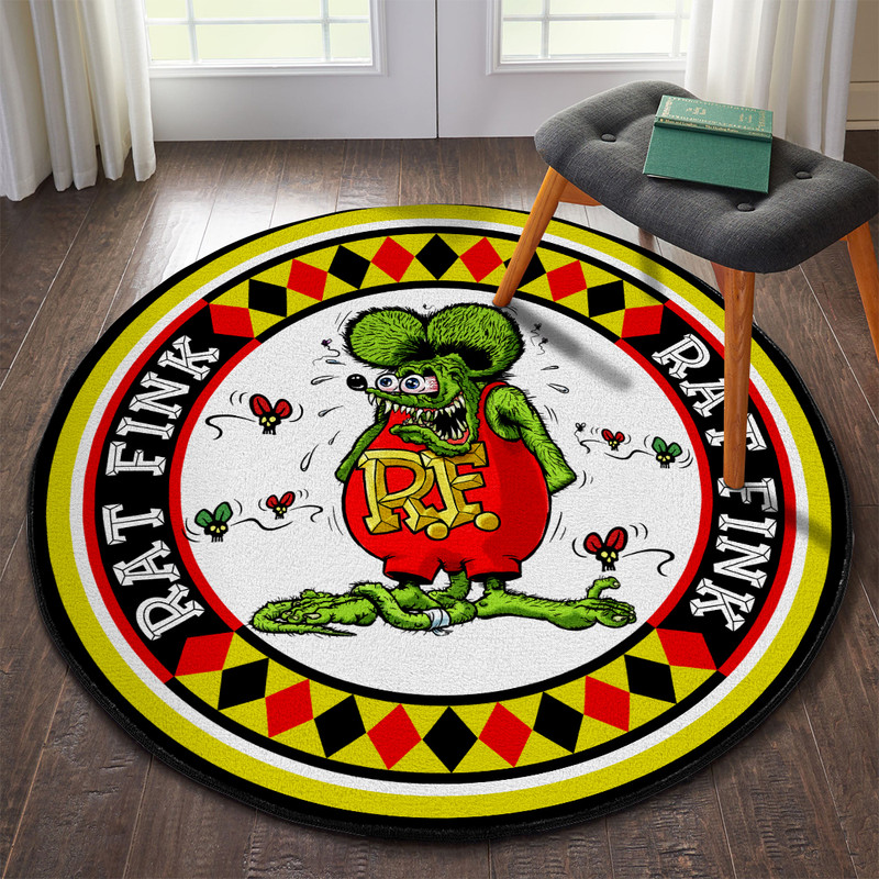 Hot rod round mat 08758 - Rustypod Store