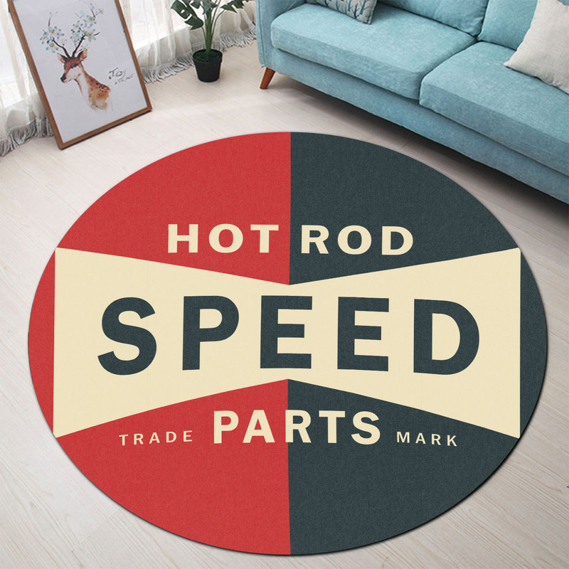 Rat Rod Speed Parts | hot rod round mat 08554 - Rustypod Store