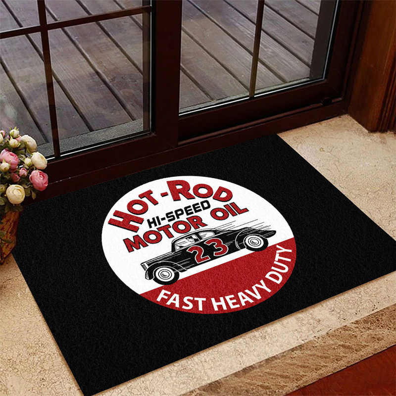 HOT ROD MOTOR OIL Street Vintage door mat 08623 - Rustypod Store