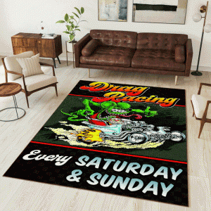 drag racing | hot rod rug 08892 - Rustypod Store
