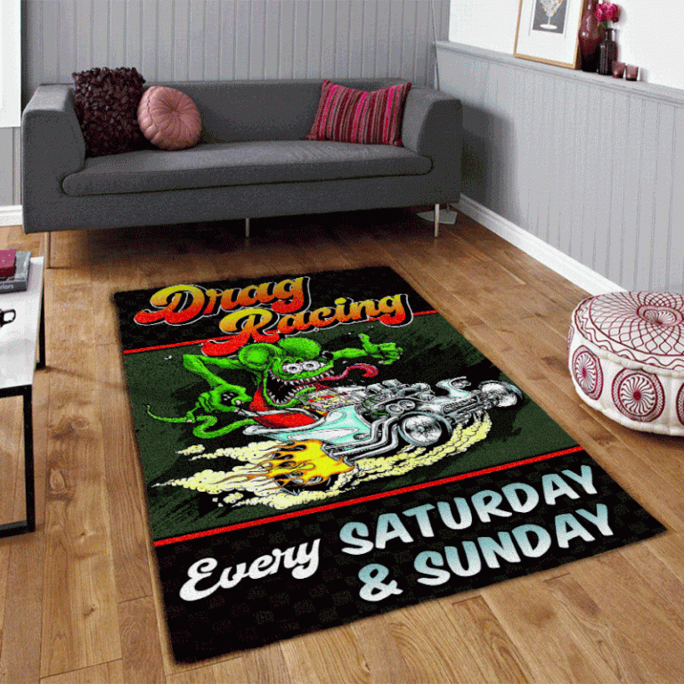 drag racing | hot rod rug 08892 - Rustypod Store