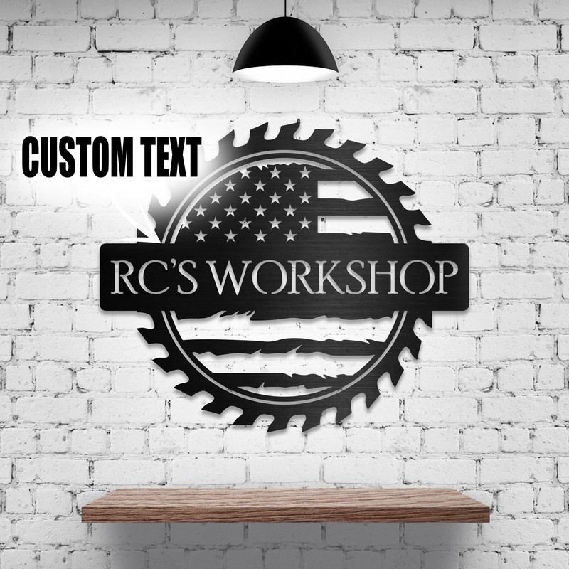 personalized workshop | hot rod | speed shop | garage CNC metal sign ...