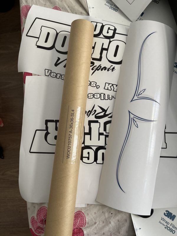 Personalized towing recovery lettering vinyl sticker 10857 - Rustypod Store