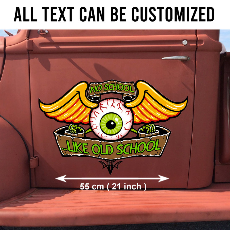 rat fink hot rod window curtains 06915 - Rustypod Store