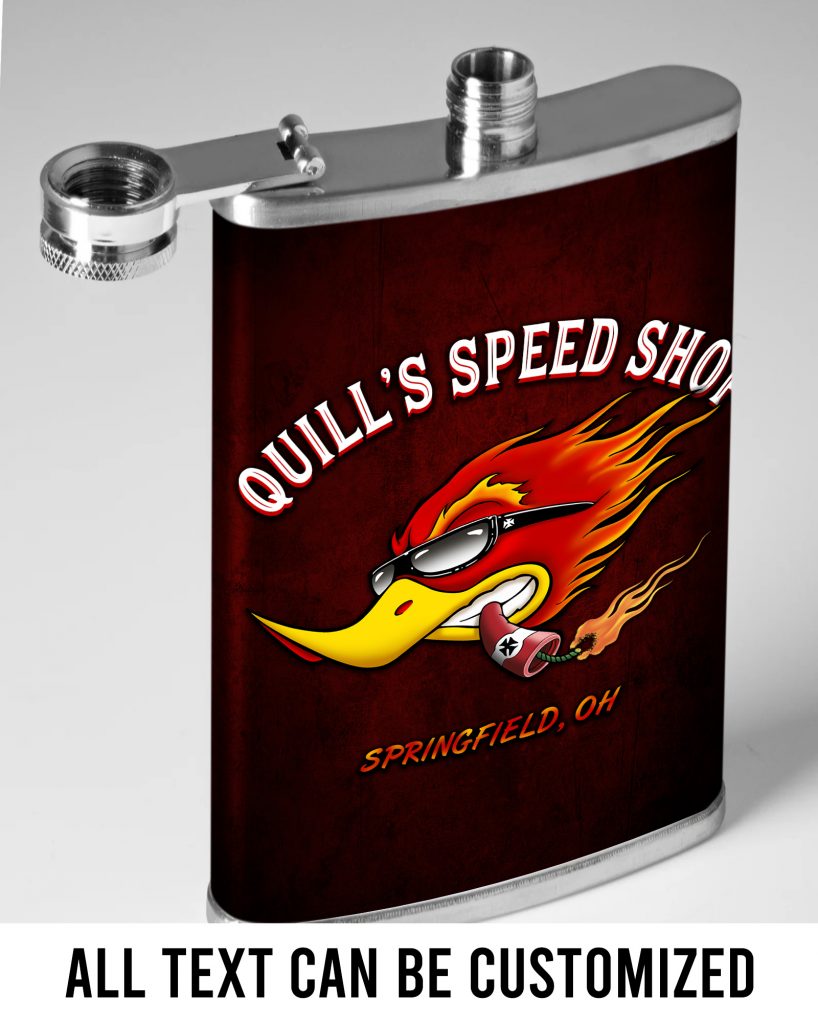 personalized hot rod garage | lowbrow art | vintage garage pocket ...