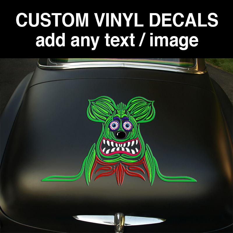 2 pcs hot rod garage | rat rod | pinstriping vinyl sticker 09963 ...