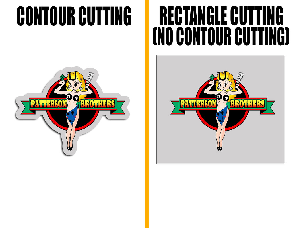 2 pcs personalized hot rod garage | luck lady | betty boop vinyl ...