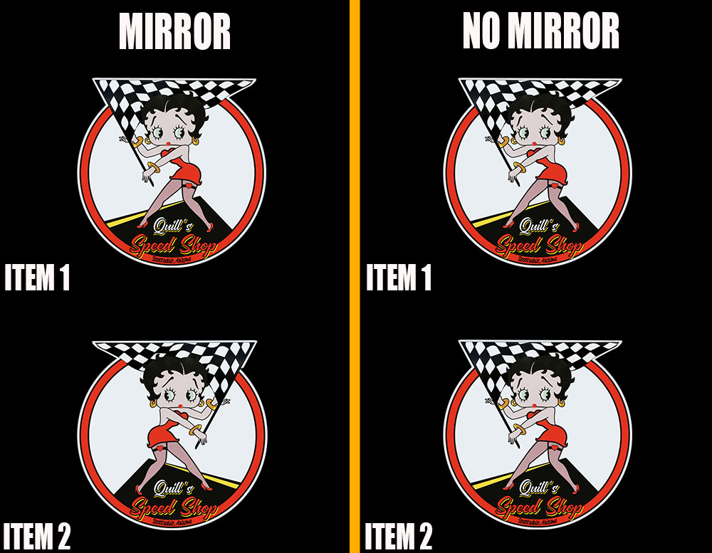 2 pcs personalized betty boop | hot rod garage vinyl sticker 10041 ...