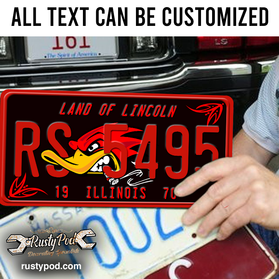 personalized hot rod garage | pinstriping | kustom kulture license ...