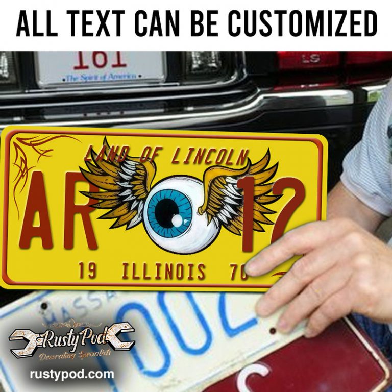 personalized flying eyeball | hot rod | rat rod | kustom kulture | old ...