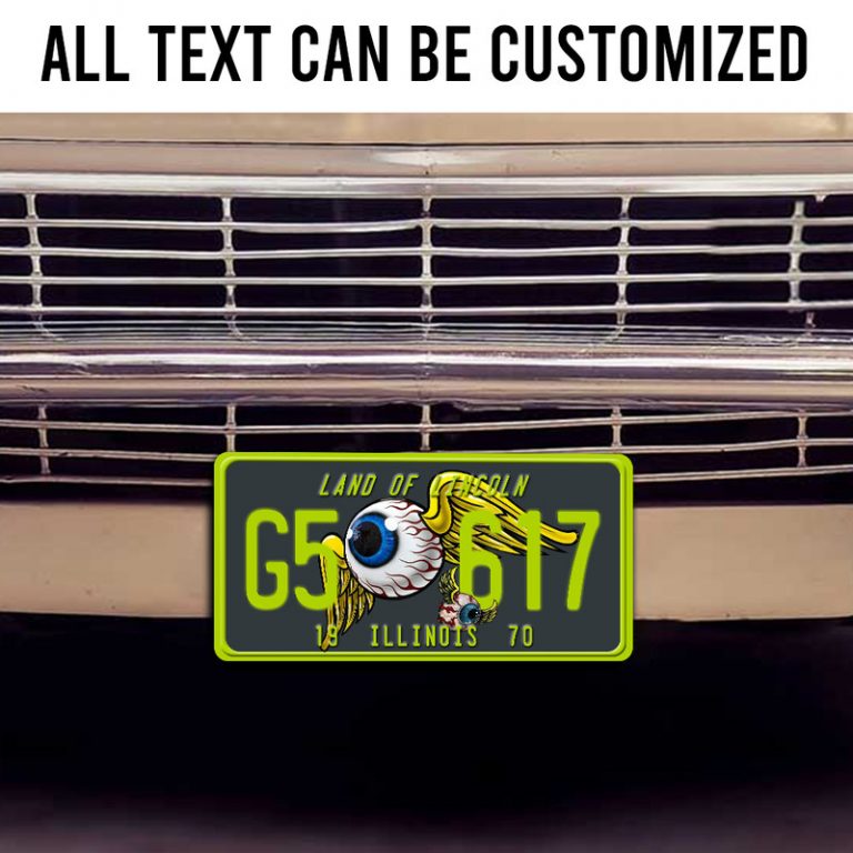personalized flying eyeball | hot rod | rat rod | kustom kulture | old ...