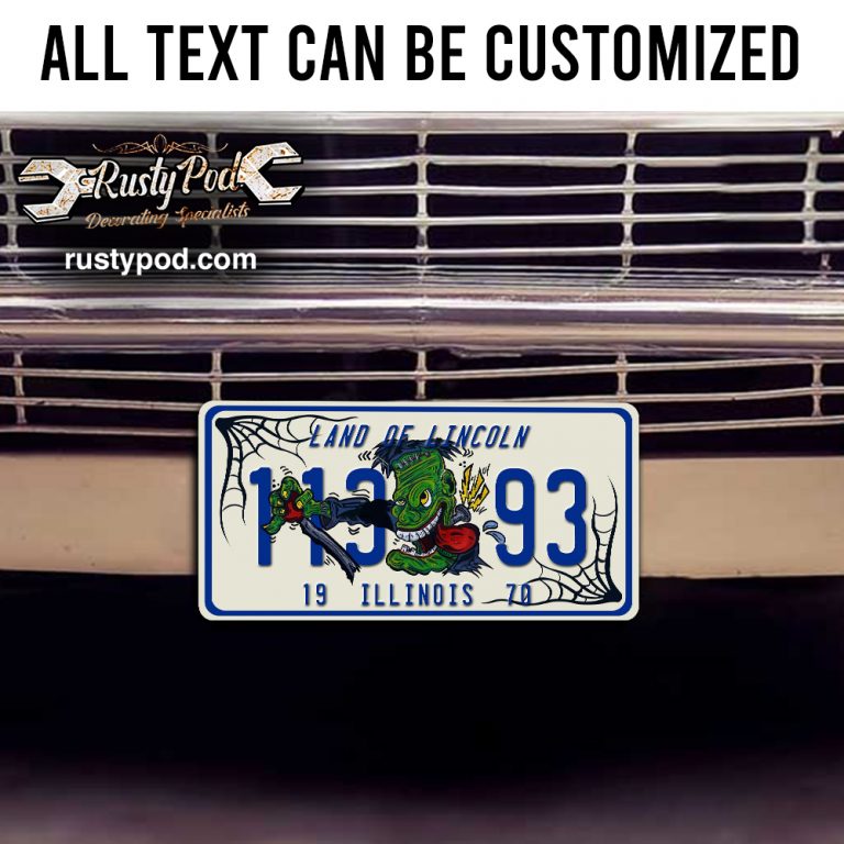 personalized rat rod | hot rod garage | rat fink | weirdos license ...