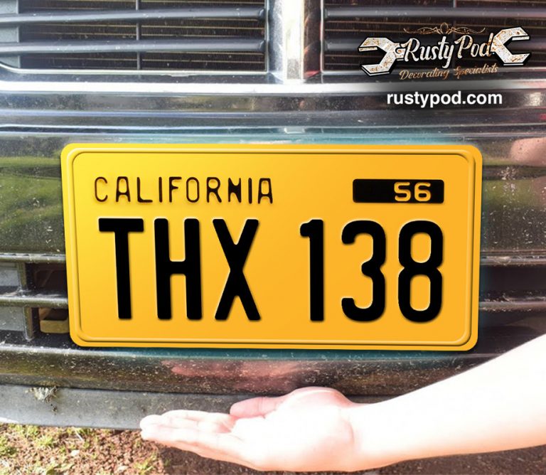 hot rod | american graffiti | thx 138 license plate 10164 - Rustypod Store