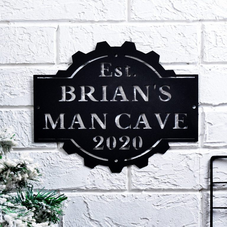 Garage Sign Personalized,garage Decor,mens Garage Sign Laser Cut Metal ...