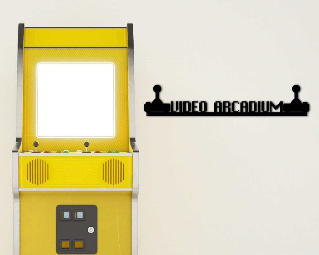 Game Room Sign, Personalized Arcade Sign, Game Room Decor, Metal Arcade ...