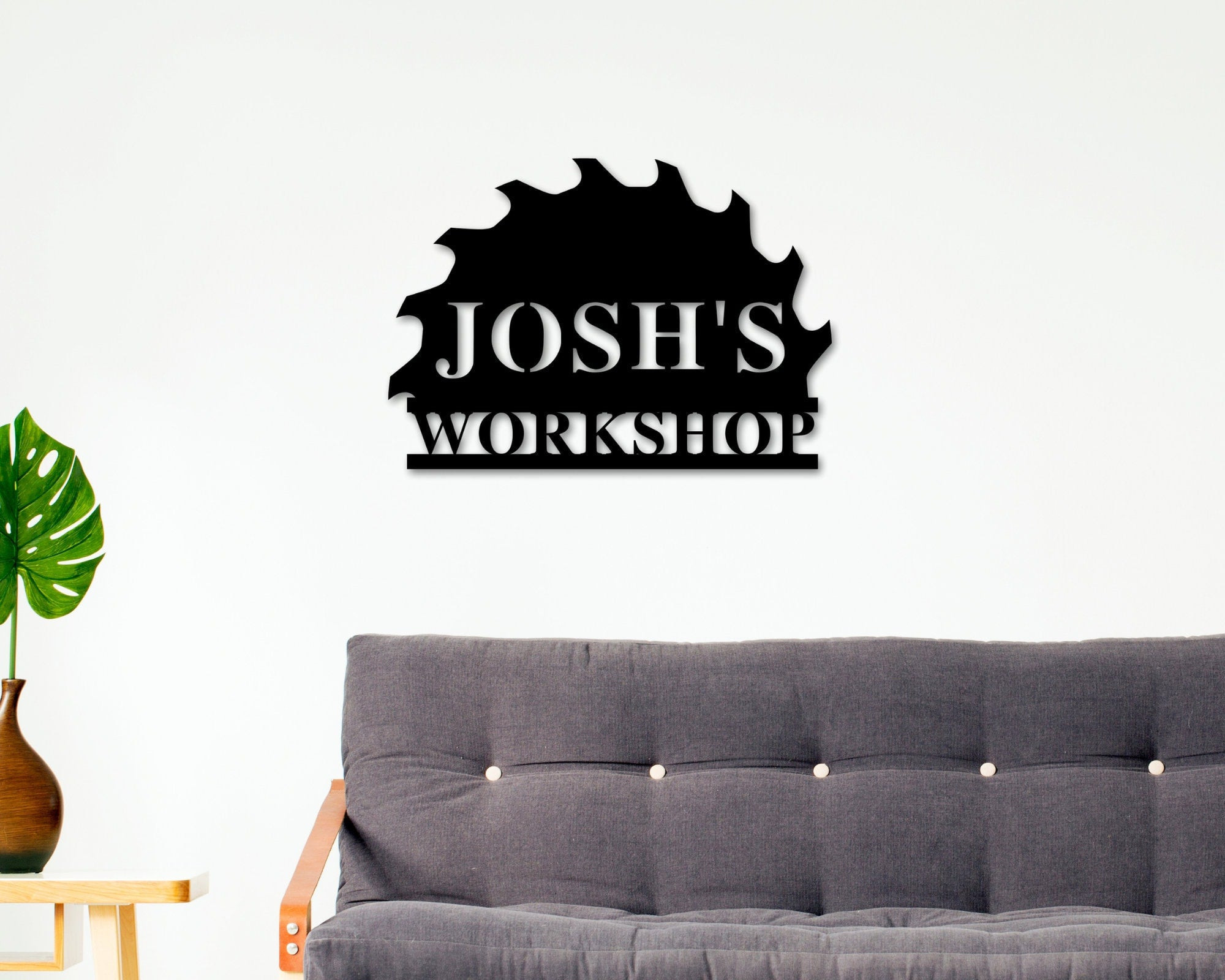 Custom Garage Sign, Metal Shop Sign, Metal Workshop Sign - Rustypod Store