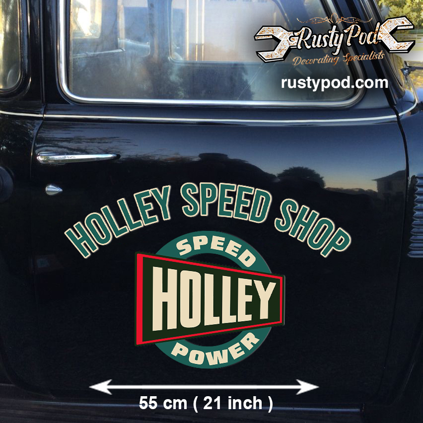 Personalized holley speed shop | hot rod garage | pickup truck ...