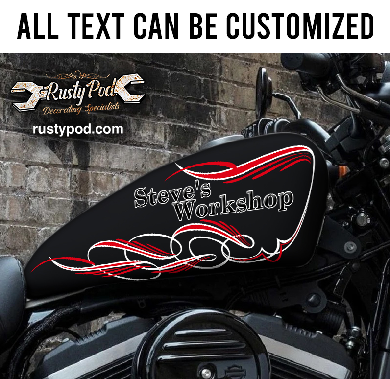 personalized pinstriping motorcycle | kustom kulture motorcycle fuel ...