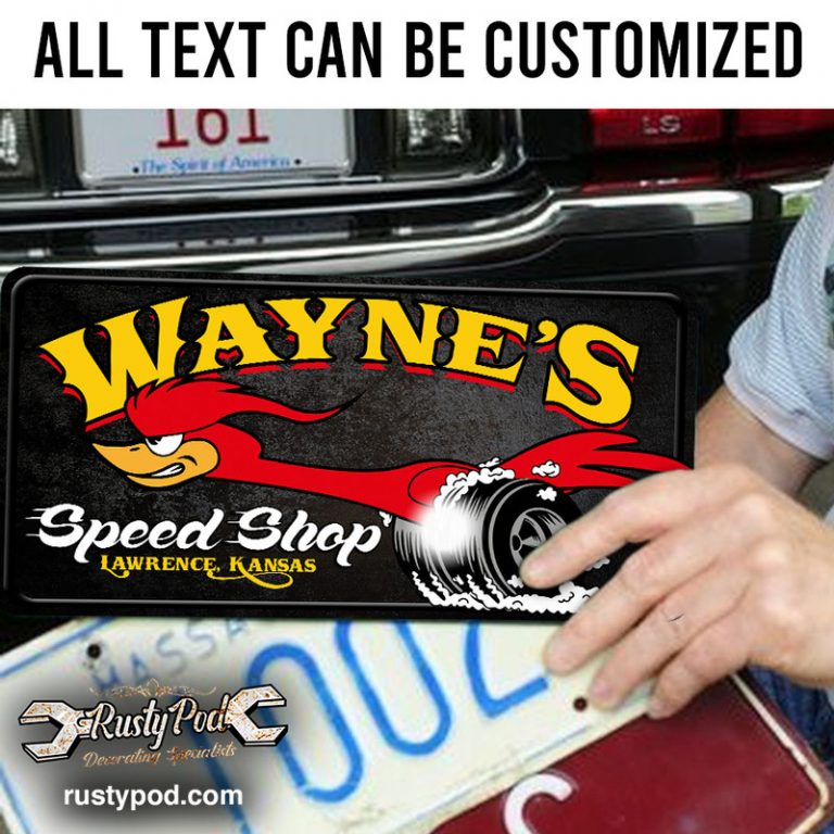 Personalized Hot Rod Garage | Speed Shop | Kustom Kulture | Old School ...