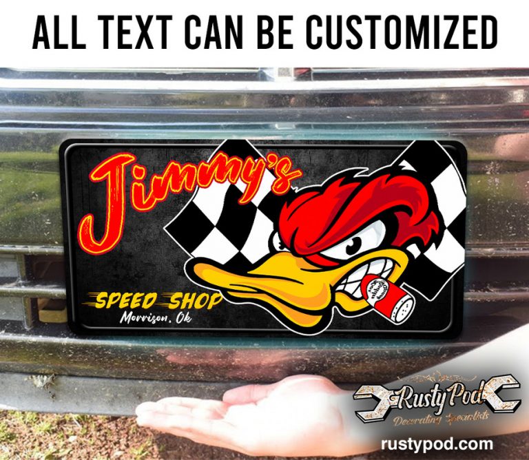 Personalized Hot Rod Garage | Speed Shop | Kustom Kultrure | Old School ...