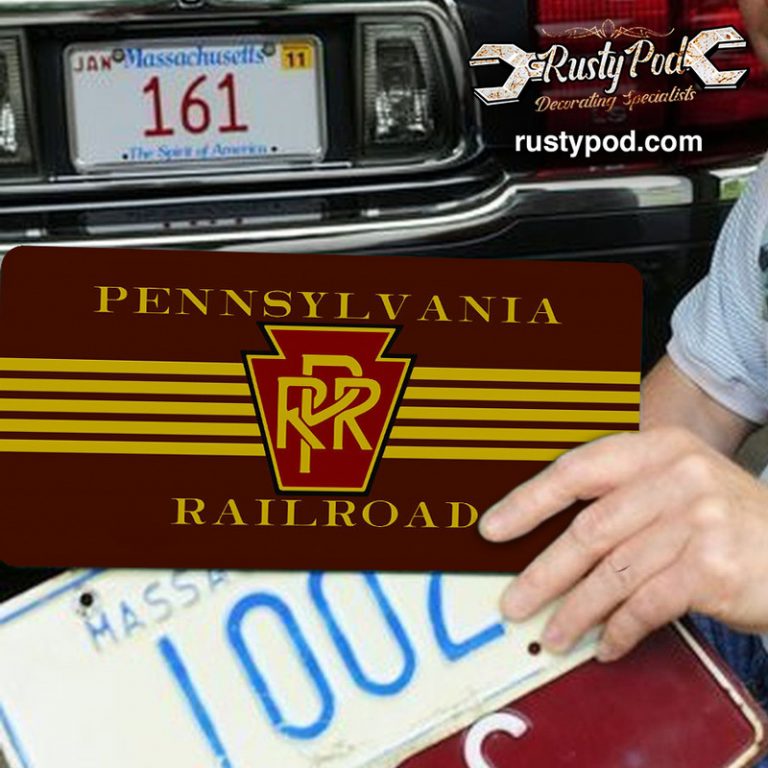 personalized hot rod bird | garage decor | kustom kulture license plate ...