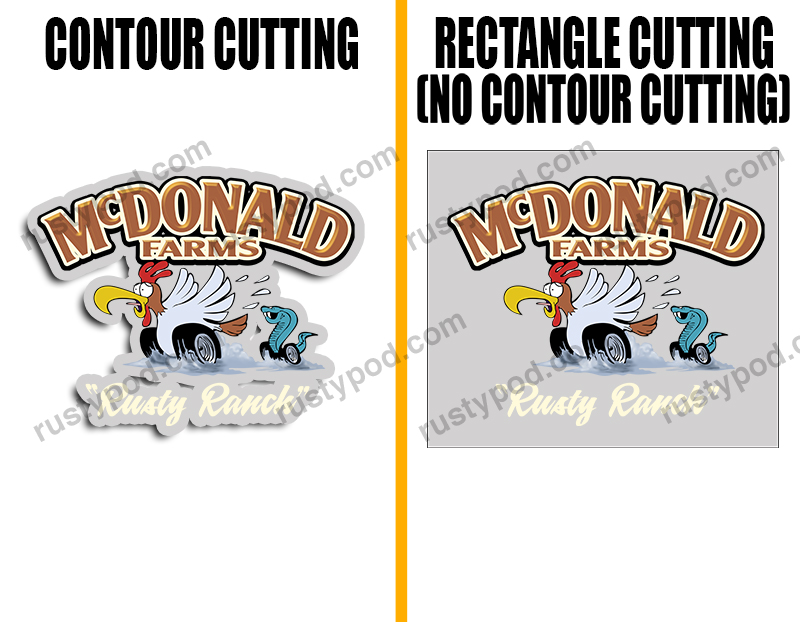 Personalized farm truck lettering vinyl sticker 10297 - Rustypod Store