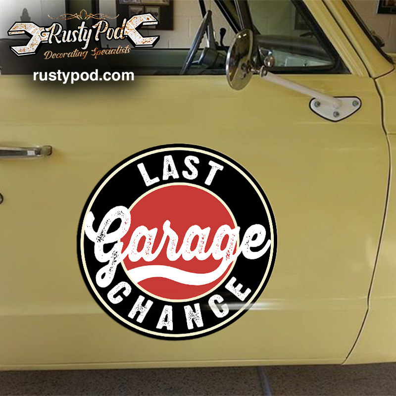 Personalized vehicle door lettering vinyl sticker 10331 - Rustypod Store