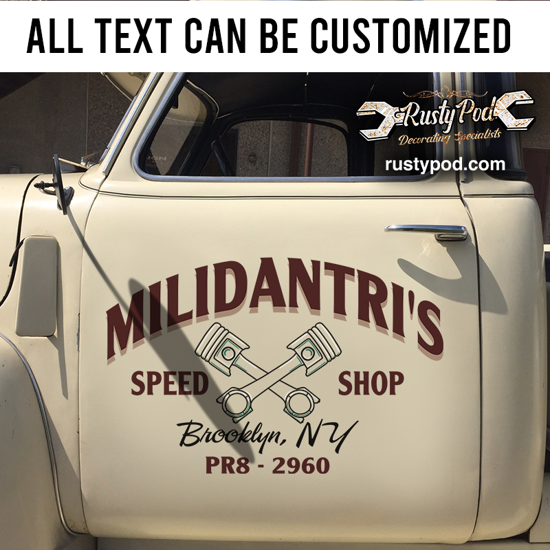 How to Create Your Own Vinyl Lettering Decal - Rustypod Store