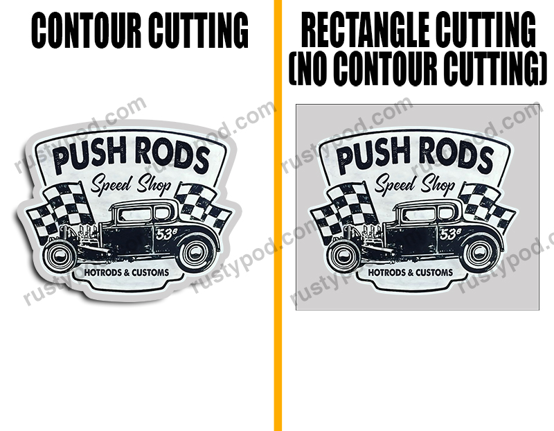 personalized drag racing garage lettering vinyl sticker 10396 ...