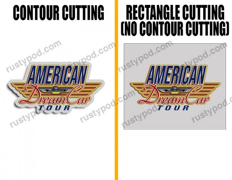 personalized ford thunderbird lettering vinyl sticker 10425 - Rustypod ...